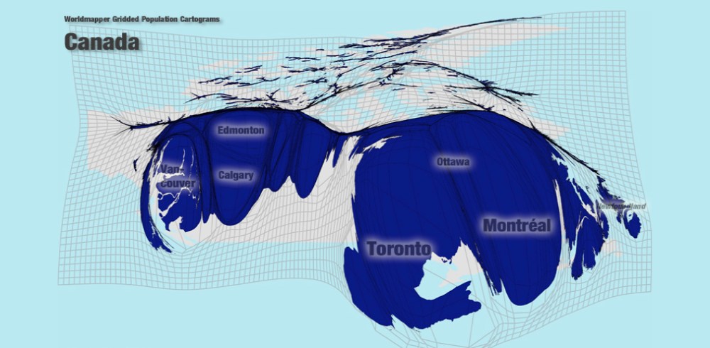 Geo-Visualizing an Over-Inhabited World | Musings on Maps