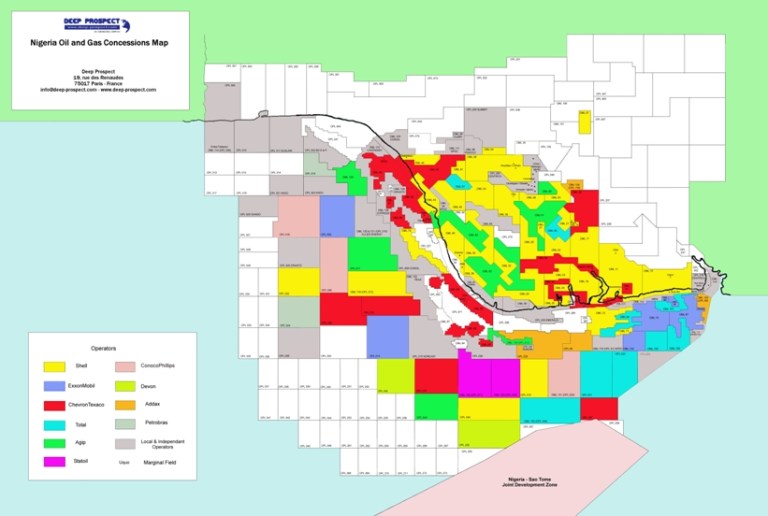 Mapping Bonga deepwater drilling | Musings on Maps