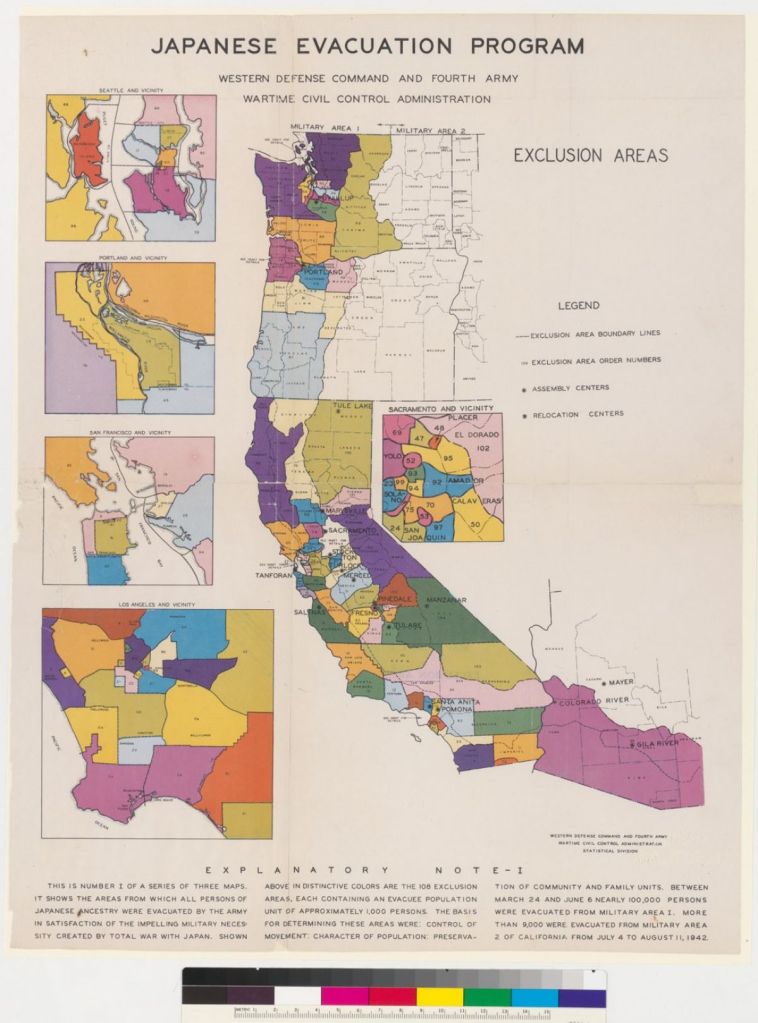 Japanese Internment | Musings on Maps