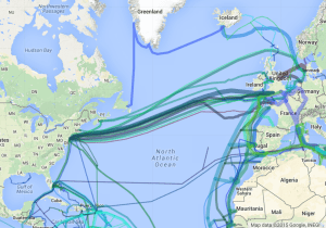 Around the World in Submarine Internet Cable | Musings on Maps