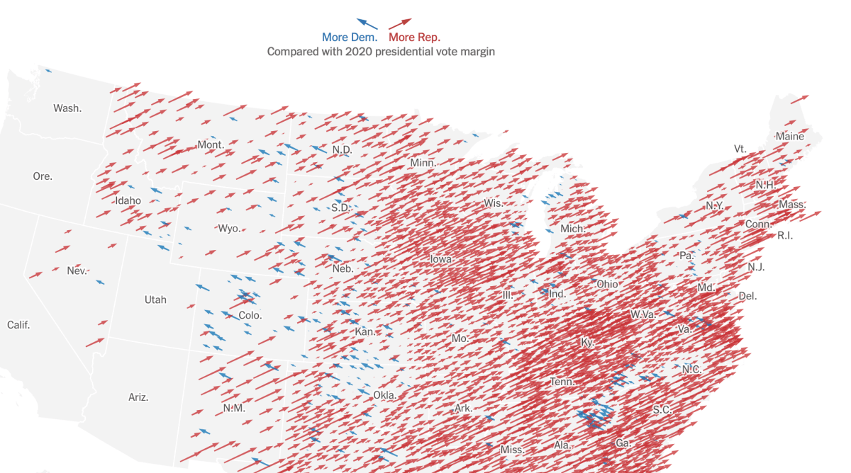 Swing States, Battleground States, Inflection Points | Musings on Maps